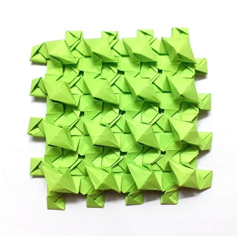 Origami Rhombus Tessellation Master Jugal Unit Tessellation