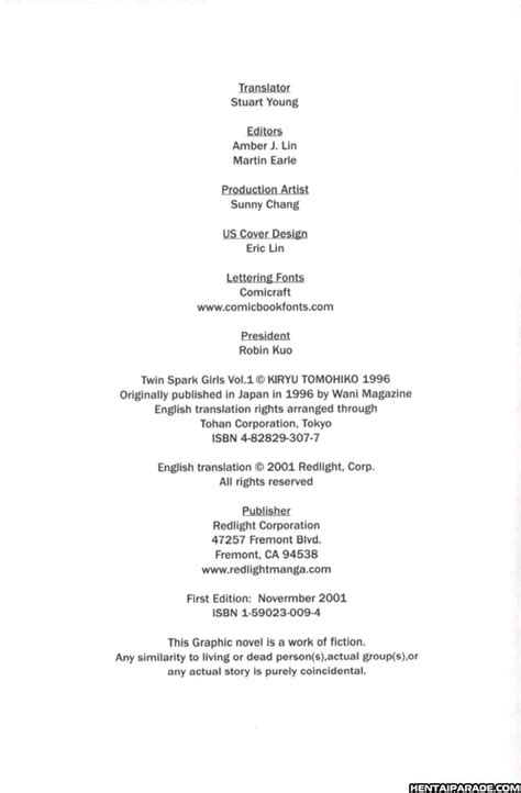 Twin Spark Girls 0 Contents Read Manga Twin Spark Girls 0 Contents