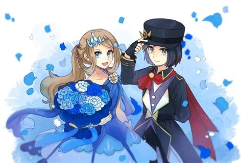 Serena Calem Serena And Calem Pokemon And 1 More Drawn By Morisawa