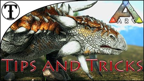 Fast Ankylosaurus Taming Guide Ark Survival Evolved Tips And Tricks Youtube
