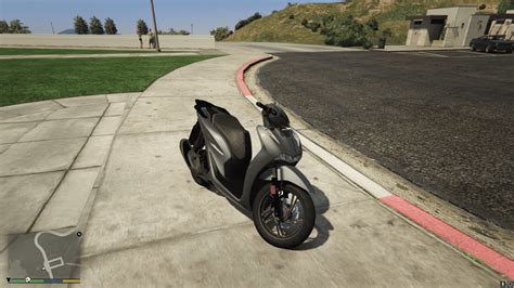 Honda Sh150 Black Details Gta5