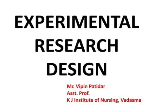 Quasi Experimental Design Ppt