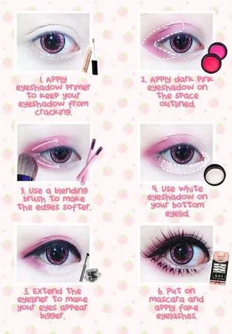 How To Do Kawaii Makeup Kawaii Makeup Tutorial Eye Makeup Gyaru Makeup