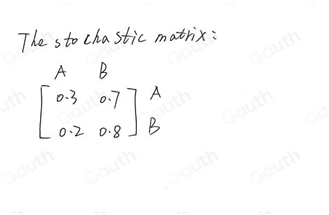 Solved Q15a Use The Transition Diagram To Express The Stochastic