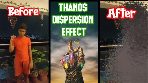Thanos Dispersion Effect Shorts Madewithfilmora