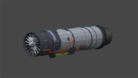 중국산 Ws 15 애프터버닝 터보팬 엔진 3d 모델 Turbosquid 2094348