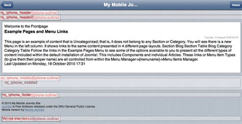Руководство по настройке Mobile Joomla Cmscafe