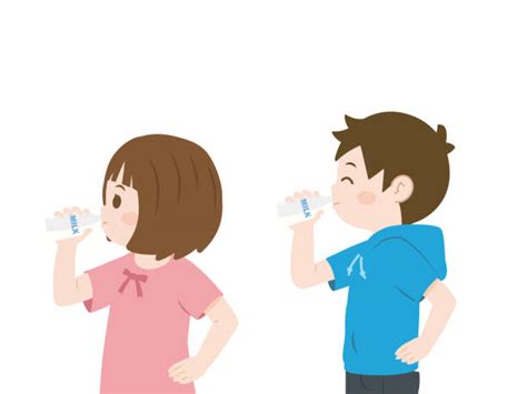 90 Japanese Girl Drinking Stockillustraties Royalty Free Vector