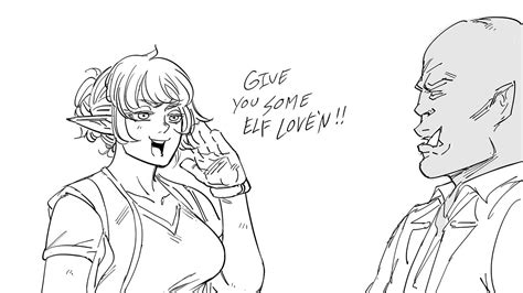 Elf Actually Gets What She Wants Comic By Baalbuddy YouTube