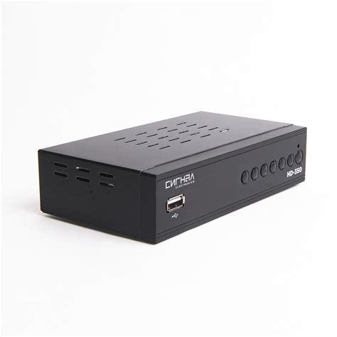 Ресивер эфирный цифровой DVB-T2/C HD HD-350 металл, дисплей DOLBY ...
