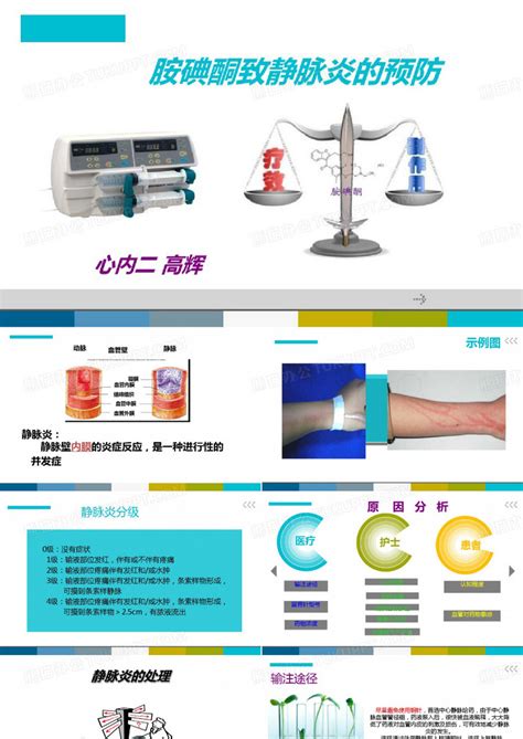 胺碘酮致静脉炎ppt模板下载编号lzpzabvk熊猫办公
