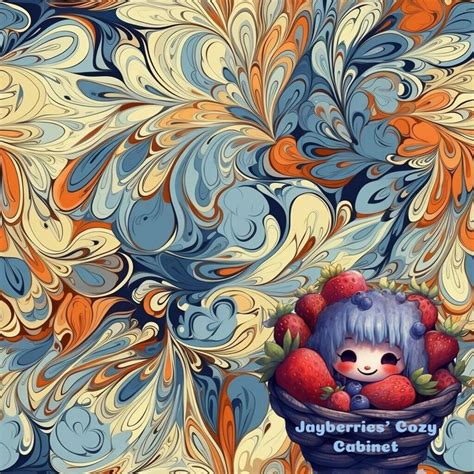 Seamless Design Intricate Swirls Bright Colors Elegant Style Trippy