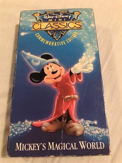 Walt Disney Mini Classics Mickeys Magical World Vhs 1991