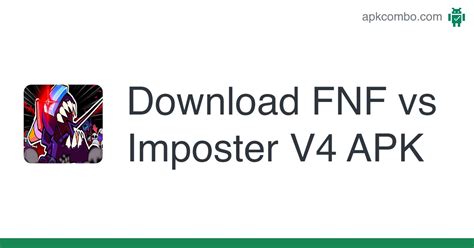 Fnf Vs Imposter V4 Apk Android App Free Download