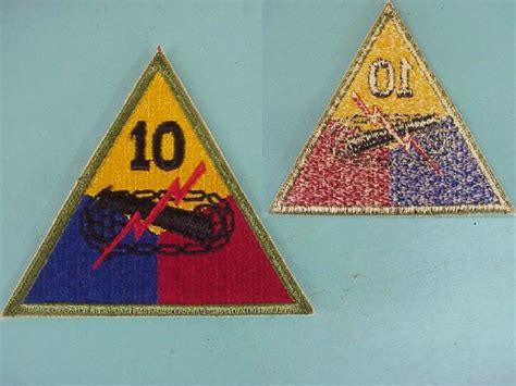 Us Wwii Patch 10th Armored Division The Quartermaster By Ralf Haas