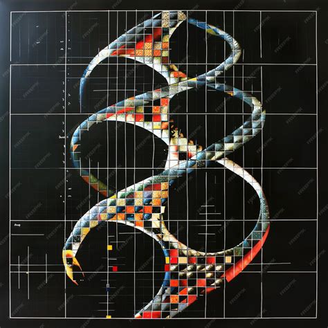Visualization Of The Process Of Genetic Inheritance Genetic Variation And Inheritance Premium