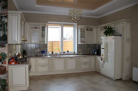 Кухня с деревянными фасадами, цена 22 400 грн./кв.м, купить в Киеве ...