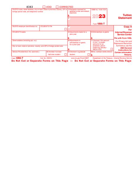 Form 1098 T Tuition Statement Fill Out And Sign Printable Pdf