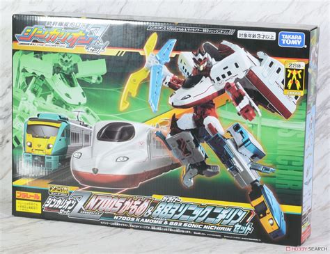 新幹線変形ロボ シンカリオンz シンカリオンz N700sかもめ＆ザイライナー 883ソニックニチリンセット プラレール パッケージ1