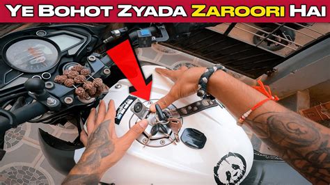 Petrol Tank Cleaning Bajaj Ns200 Youtube