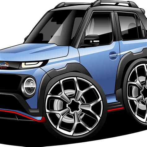 현대자동차 캐스퍼 학생 교재용 일러스트 제작 일러스트 포트폴리오 크몽