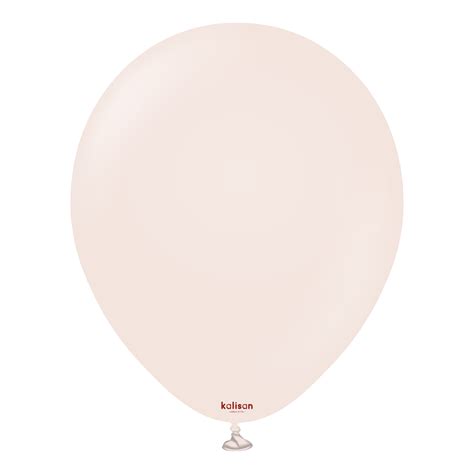 18 Kalisan Latex Balloons Retro White 25 Per Bag Bargain Balloons