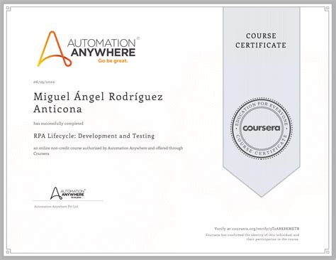 RPA Lifecycle Development And Testing PDF