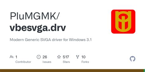Github Plumgmkvbesvgadrv Modern Generic Svga Driver For Windows 31