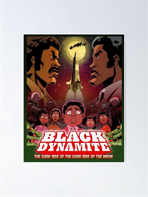 Black Dynamite Cartoon Poster For Sale By Jamestomli Redbubble