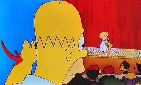 Animation Error Homer Has A Calculator Watch On At The Bar When