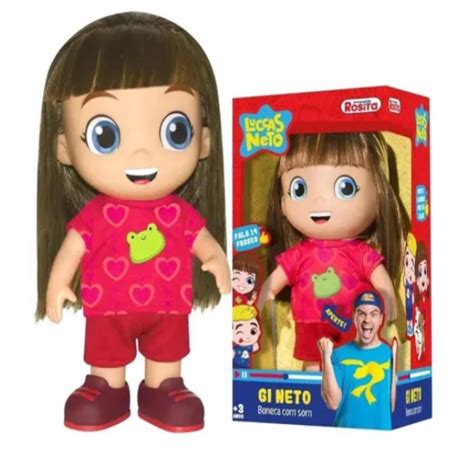 Boneca Gi Neto Rosita Rosa Casas Bahia