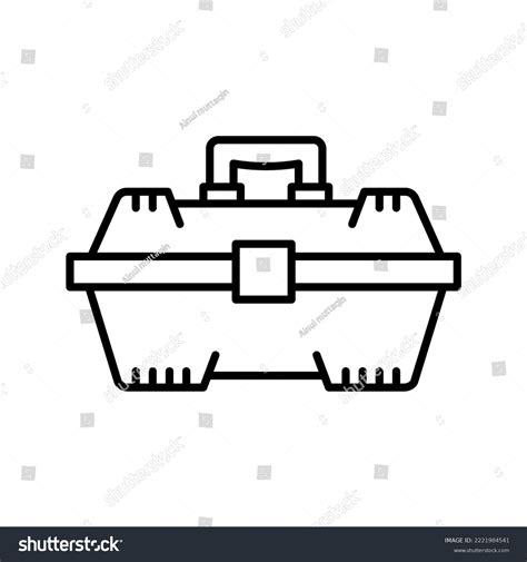 Tools Box Line Icon Concept Web Stock Vector Royalty Free 2221984541 Shutterstock