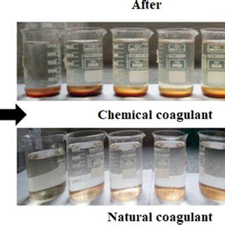 The Effluent Turbidity Before And After Applying Both Chemical And Download Scientific Diagram
