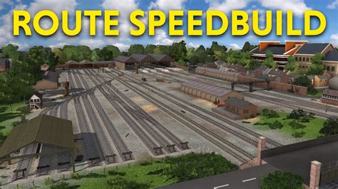 Vicarstown Station Route Speedbuild Trainz 2019 Youtube
