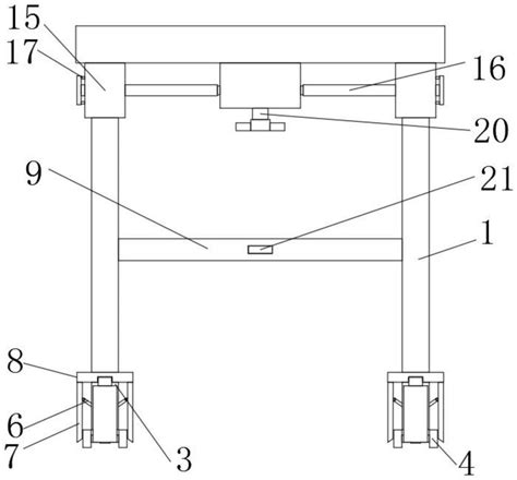 房建施工支架的制作方法