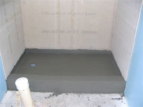 How To Finish A Basement Bathroom Mortar Bed Tile Shower Pan