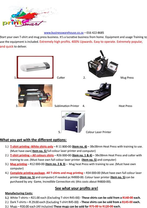Printing Business Wrehouse