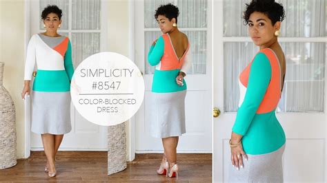 Tutorial For Mimi G Dress With Simplicity Pattern 8547 Youtube