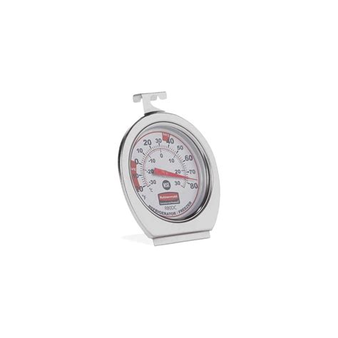 Termometro De Acero Inoxidable Para Refrigerador Congelado RUBBERMAID FGR DC