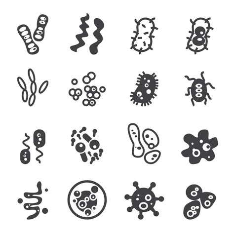 Virus Icon Set Stock Vector Image By ©jacartoon 70808187