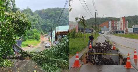 Chuva Em Brusque Defesa Civil Divulga Número De Ocorrências Atendidas