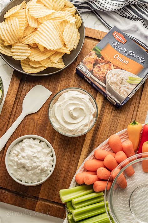 3 Ingredient Chip Dip I Wash You Dry
