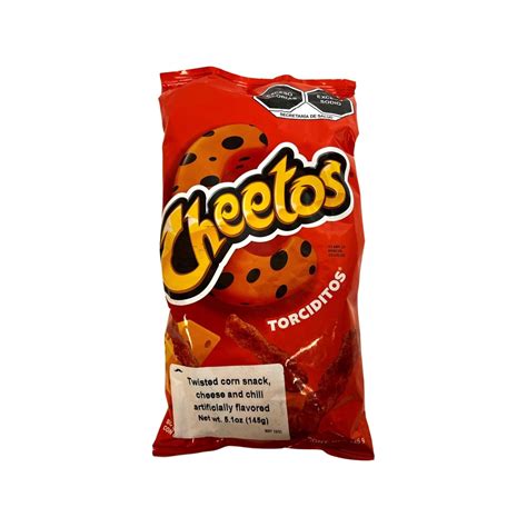 Cheetos Torciditos 5 1oz Gordos Candy Cheese Twists Corn Snacks