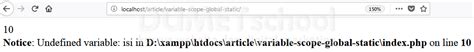 Mengenal Variable Scope Global Dan Static Pada PHP Kursus Web Programming