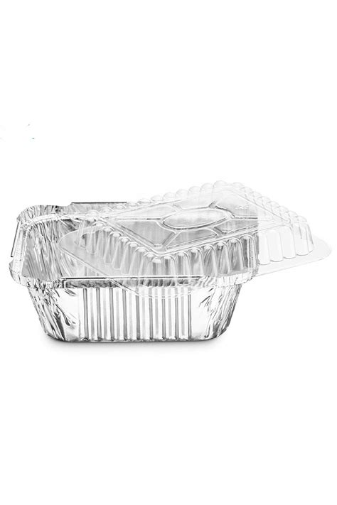 Envase De Aluminio C 10 Con Tapa Transparente