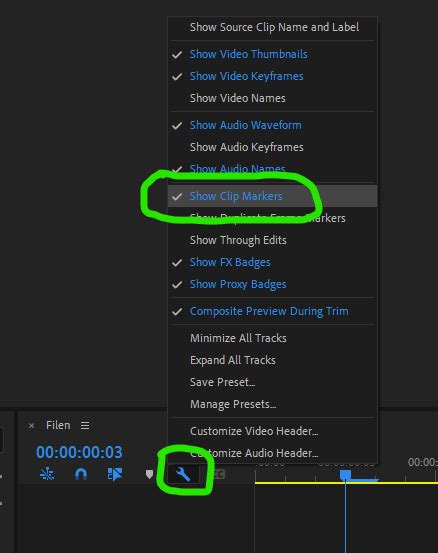 Markers Not Showing On Timeline Adobe Community 13686267