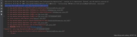 【mapreduce】报错：java lang runtimeexception java lang