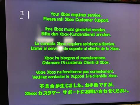 Original Xbox Error Code 21 Roriginalxbox