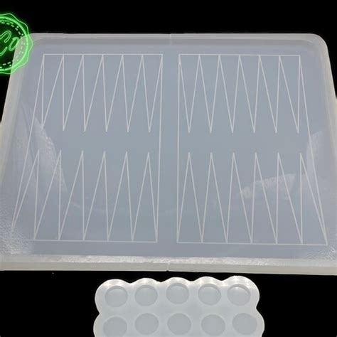Backgammon Resin Mold Silicone Molds 23x28cm Etsy