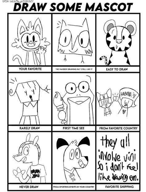 Draw Some Mascots Meme By Flippykiller679 On Deviantart